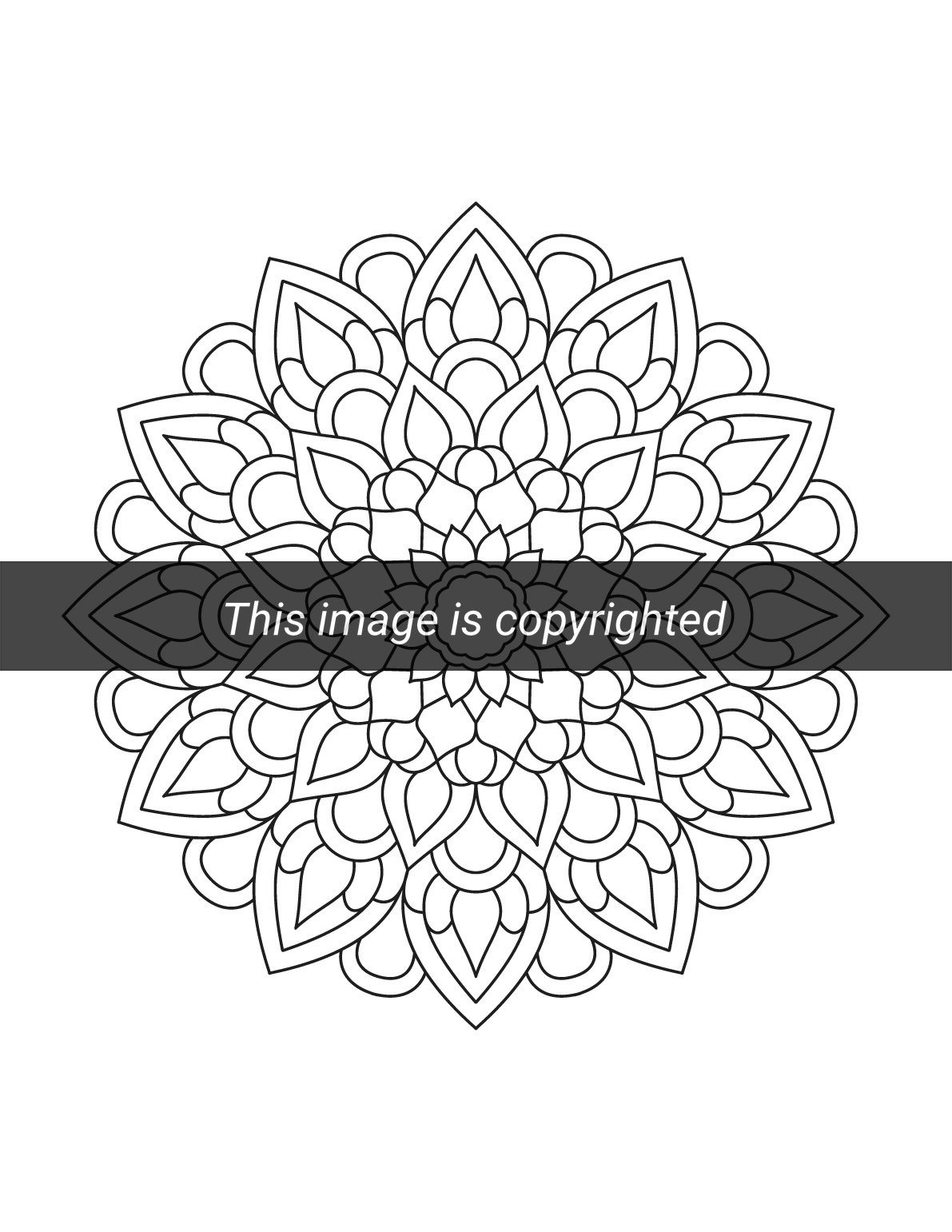 100 Mandalas - adult coloring book - Creative Mandala - Coloring Books